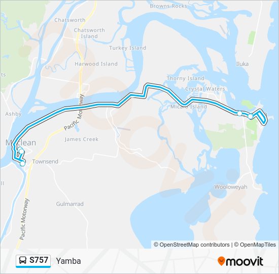 s757 Route: Schedules, Stops & Maps - Yamba (Updated)