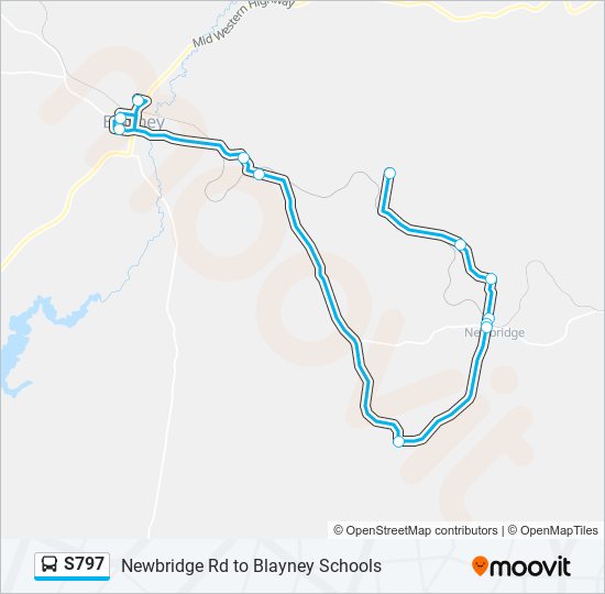 S797 Route: Schedules, Stops & Maps - Blayney Schools (Updated)