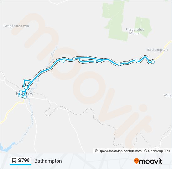 s798 Route: Schedules, Stops & Maps - Bathampton (Updated)