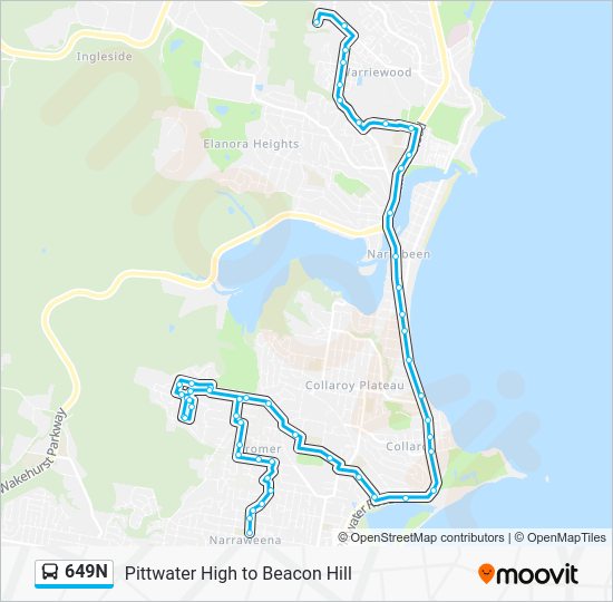649N Route: Schedules, Stops & Maps - Narraweena (Updated)