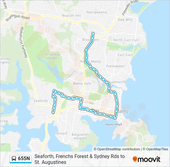 655N Route: Schedules, Stops & Maps - St. Augustines B'Vale (Updated)