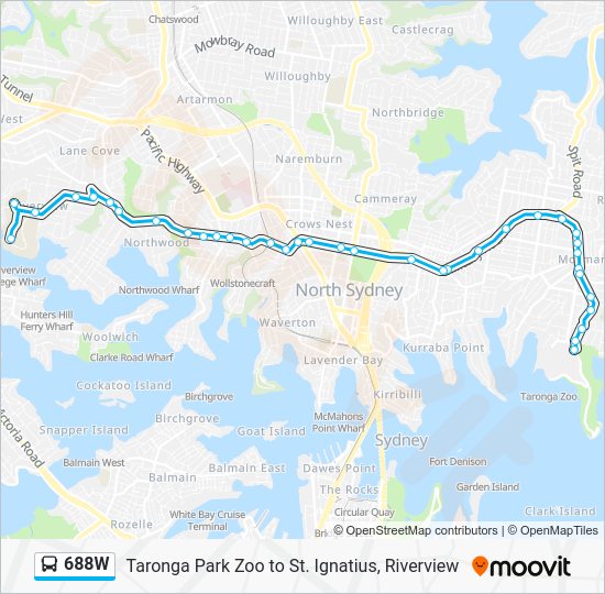 688W Route: Schedules, Stops & Maps - St. Ignatius Senior (Updated)
