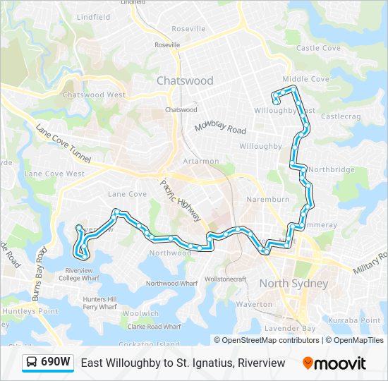 690w Route: Schedules, Stops & Maps - Willoughby Depot (Updated)