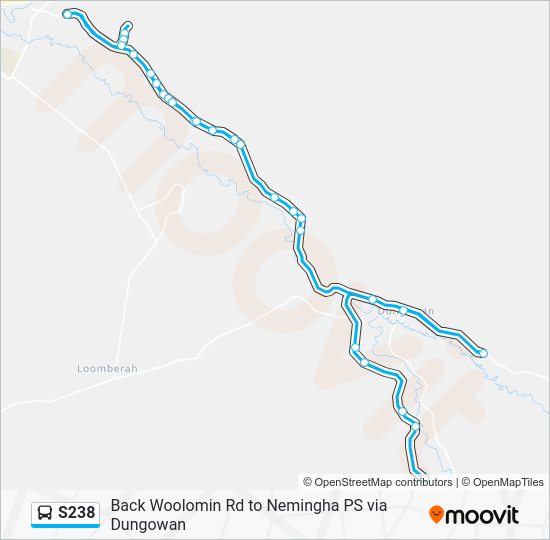 s238 Route: Schedules, Stops & Maps - Nemingha PS (Updated)
