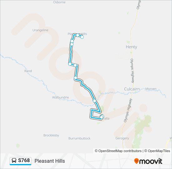 S768 Route: Schedules, Stops & Maps - Walla Walla Schools (Updated)