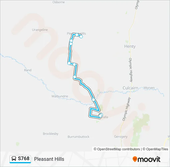 S768 Route: Schedules, Stops & Maps - Pleasant Hills (Updated)