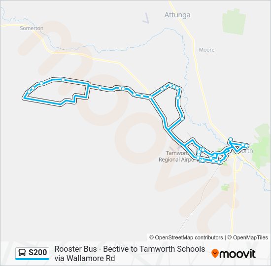 s200 Route: Schedules, Stops & Maps - Bective (Updated)