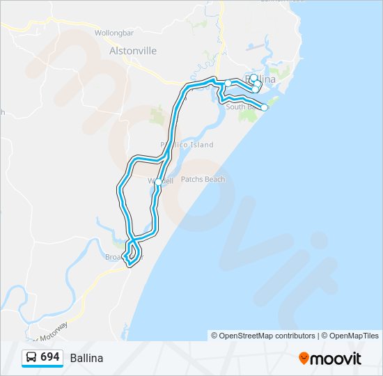 694 Route: Schedules, Stops & Maps - Ballina (Updated)