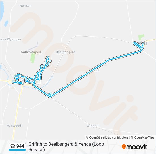 944 Route: Schedules, Stops & Maps - Yenda (Updated)