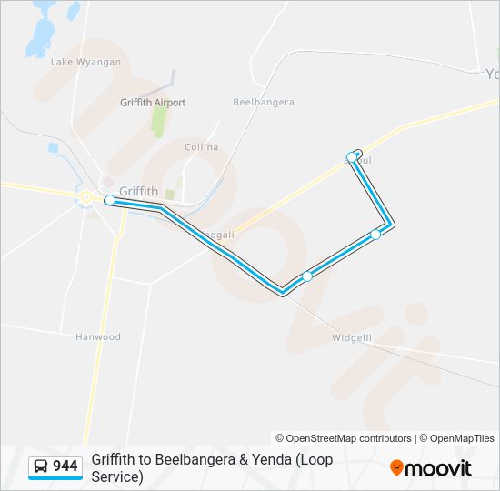 944 Route: Schedules, Stops & Maps - Griffith (Updated)
