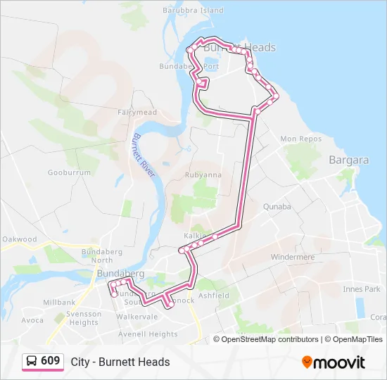 609 Route: Schedules, Stops & Maps - Hinkler Central (Updated)