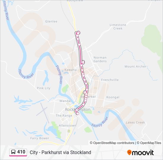 410 Route: Schedules, Stops & Maps - Kern Arcade (Updated)