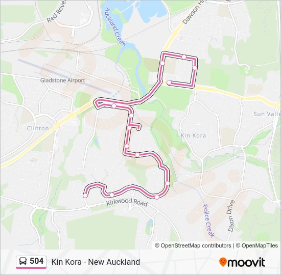 504 Route: Schedules, Stops & Maps - New Auckland (Kakadu Way) (Updated)