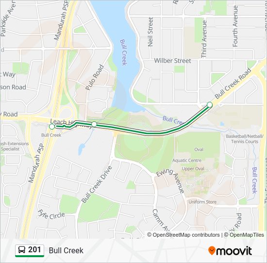 201 Route: Schedules, Stops & Maps - Bull Creek (Updated)