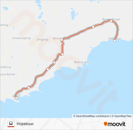 ALBANYHOPETOUN Route: Schedules, Stops & Maps - Hopetoun (Updated)