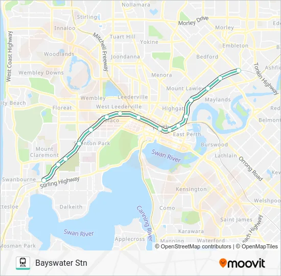 AIRPORT LINE Route: Schedules, Stops & Maps - Bayswater Stn (Updated)
