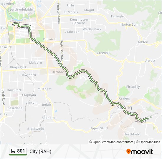 801 Route: Schedules, Stops & Maps - City (RAH) (Updated)