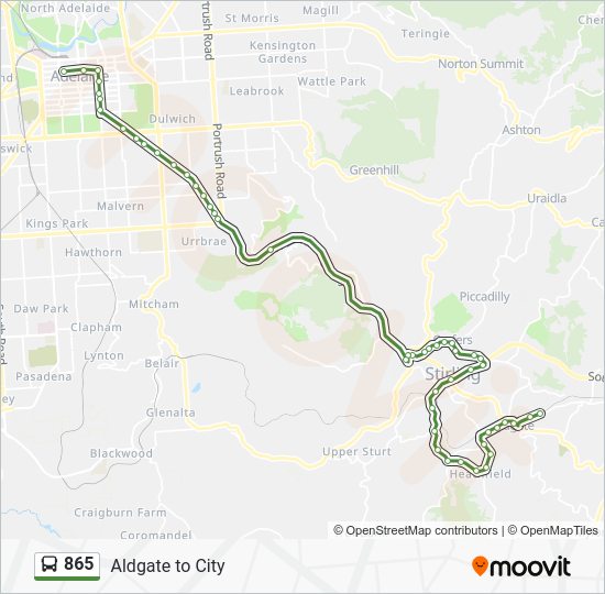 865 Route: Schedules, Stops & Maps - City (Updated)