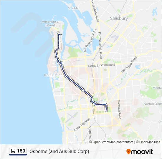 150 Route: Schedules, Stops & Maps - Osborne (and Aus Sub Corp) (Updated)