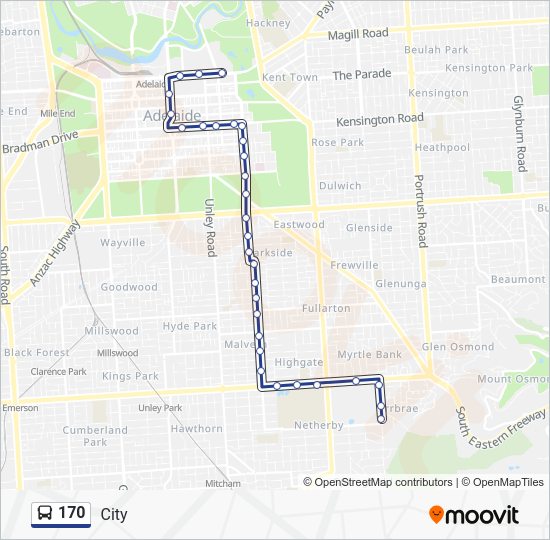170 Route: Schedules, Stops & Maps - City (Updated)