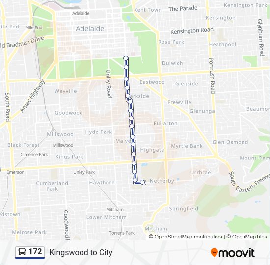 172 Route: Schedules, Stops & Maps - City (Updated)