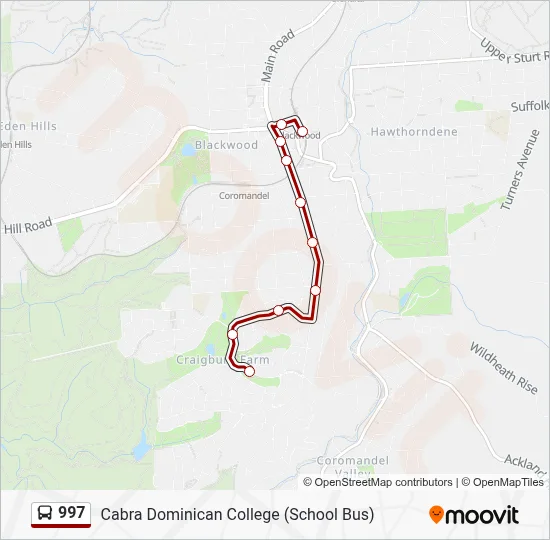 997 Route: Schedules, Stops & Maps - Cabra Dominican College (School ...