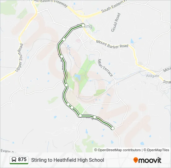 875 Route: Schedules, Stops & Maps - Heathfield High and Primary ...