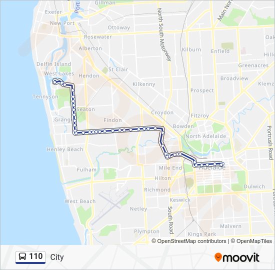 110 Route: Schedules, Stops & Maps - City (Updated)