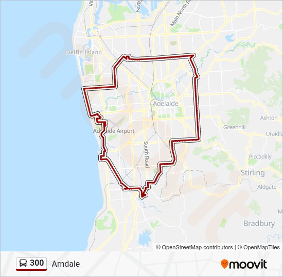 300 Route: Schedules, Stops & Maps - Arndale (Updated)