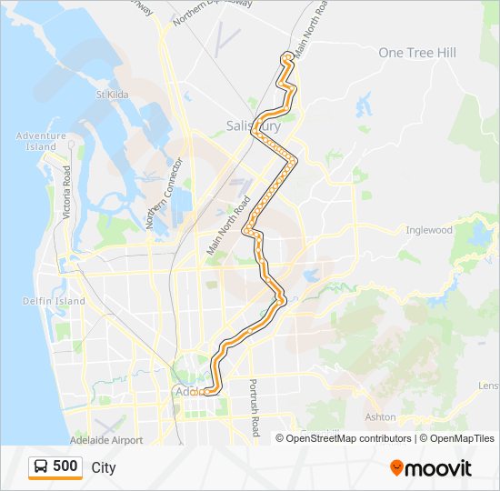 500 Route: Schedules, Stops & Maps - City (Updated)