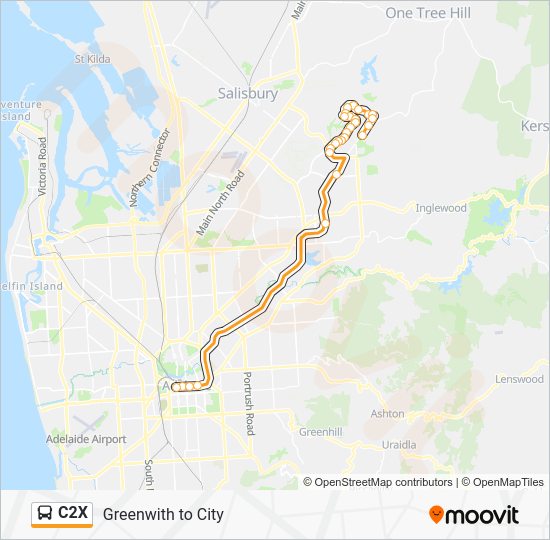 C2X Route: Schedules, Stops & Maps - Greenwith (Updated)