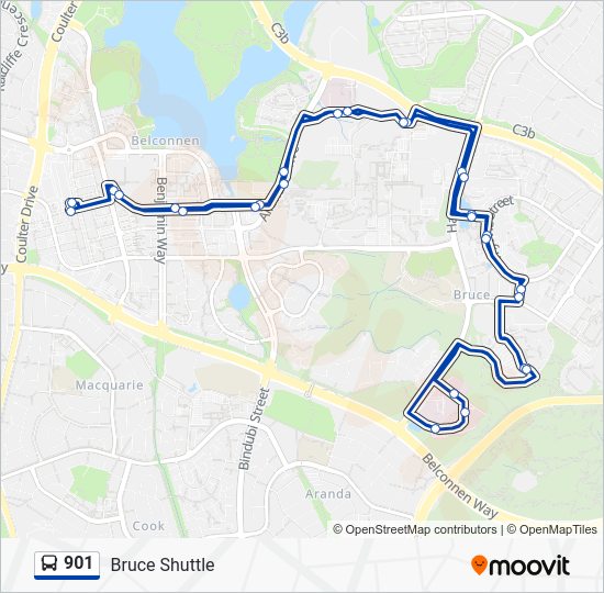 901 Route: Schedules, Stops & Maps - Bruce Shuttle (Updated)
