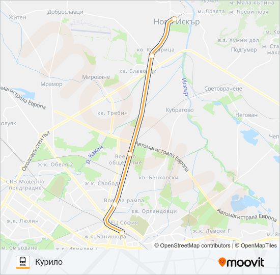 Маршрут на кпв 20245: Разписания, Спирки и Карти - Курило (Актуализирано)