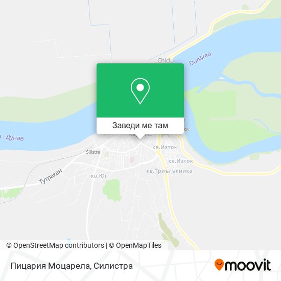 Как да стигна до Пицария Моцарела в Силистра с Автобус