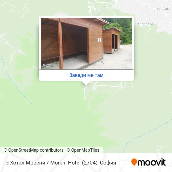 👋 Хотел Морени / Moreni Hotel (2704) спирка - Маршрути, разписания и тарифи