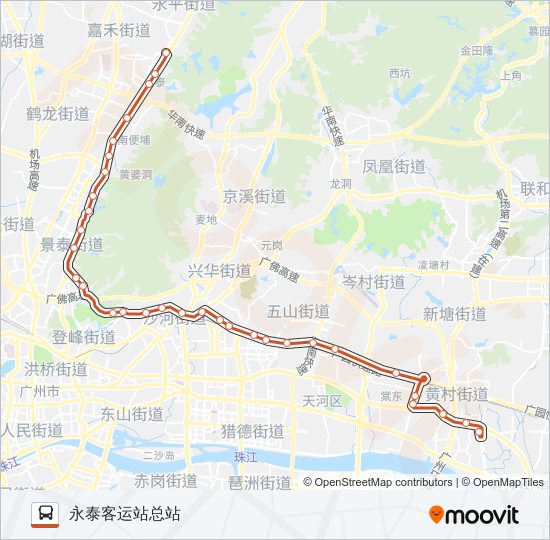 b18路路线：日程，站点和地图-永泰客运站总站 （更新）