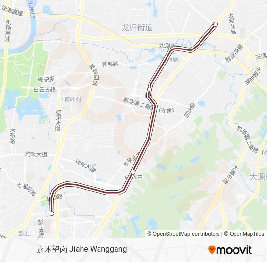 14号线 LINE 14路线：日程，站点和地图-嘉禾望岗 Jiahe Wanggang （更新）