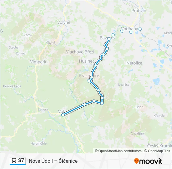 S7 Route: Schedules, Stops & Maps - Volary (Updated)