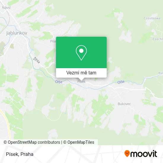 Jak se dostat do Písek v Praha pomocí autobus, vlak, tramvaj nebo ...