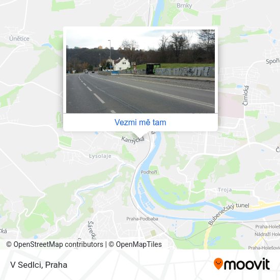 Jak se dostat do V Sedlci v Praha-Suchdol pomocí autobus, metro, vlak ...