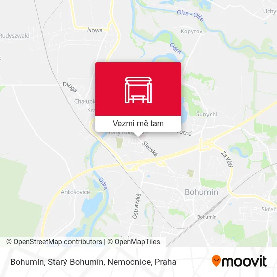 Bohumín, Starý Bohumín, Nemocnice – trasy, jízdní řády a ceny