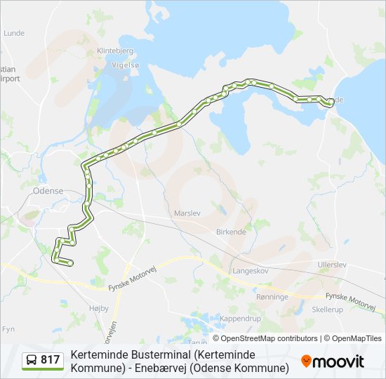 817 Rute: Rejseplaner, stop & kort - Sde - Kold (Opdateret)