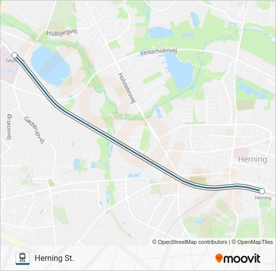 030 Route: Schedules, Stops & Maps - Herning St. (Updated)