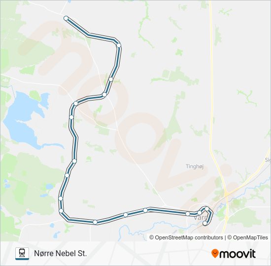 030 Route: Schedules, Stops & Maps - Nørre Nebel St. (Updated)