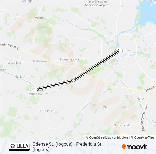 lilla Route: Schedules, Stops & Maps - Tommerup St. (Togbus) (Updated)