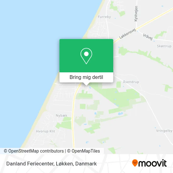Hvordan kommer man til Danland Feriecenter, Løkken i Hjørring med bus ...