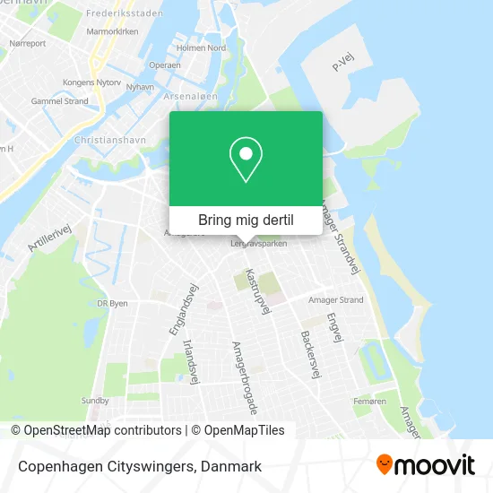 Hvordan kommer man til Copenhagen Cityswingers i København med bus ...