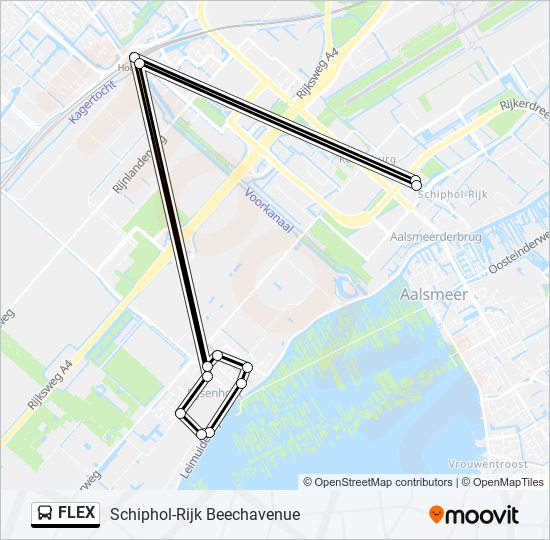 flex Route: Schedules, Stops & Maps - Schiphol-Rijk Beechavenue (Updated)