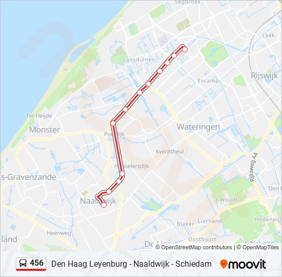 456 Route: Schedules, Stops & Maps - Naaldwijk (Updated)