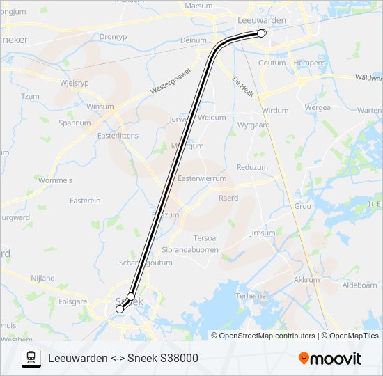 sneltrein re3 Route: Schedules, Stops & Maps - Sneek (Updated)